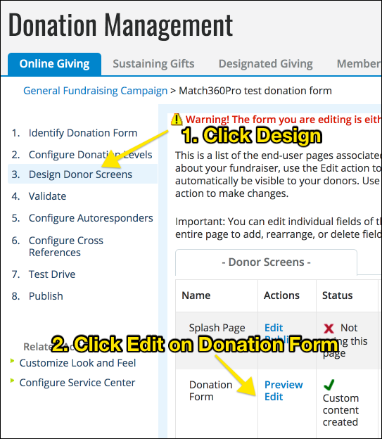 Does Double the Donation integrate with Blackbaud's Luminate Online?